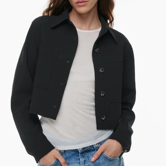 Wilfred | Jackets & Coats | Nwt Aritzia Wilfred Color Black Little ...